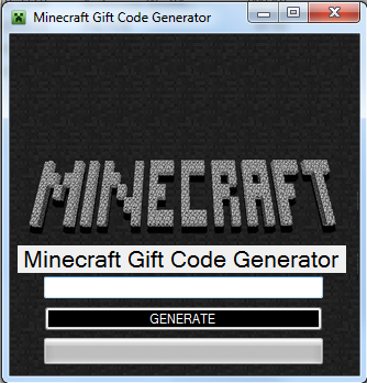 Minecraft Gift Code Generator ~ Download-Area